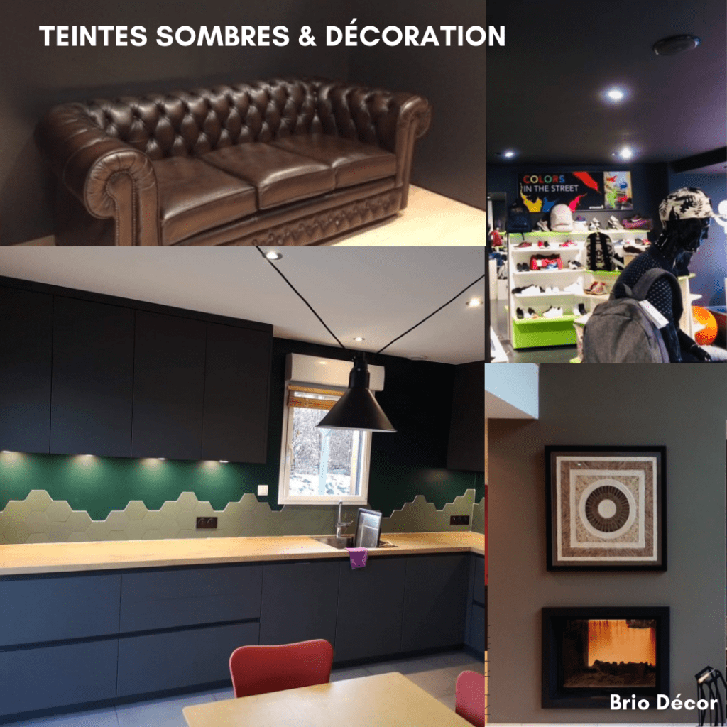 Déco & Couleurs sombres - Brio Décor